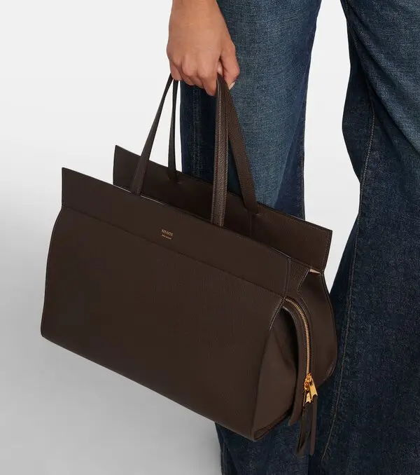 Khaite Crosby Leather Tote