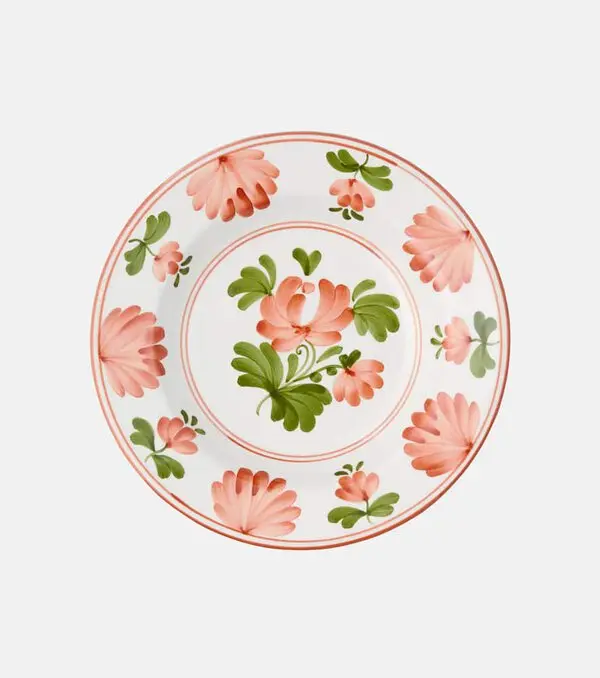 CABANA Blossom Ceramic Soup Plate - Pink