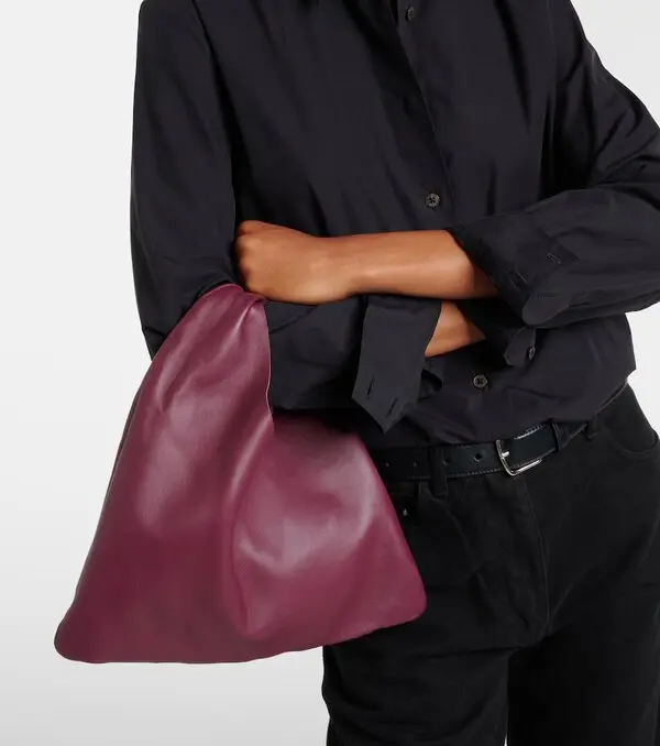 THE ROW Bindle Small Leather Tote Bag