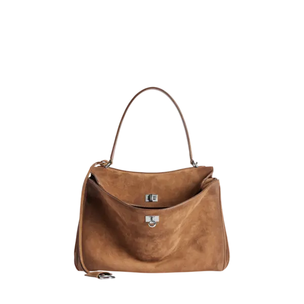 Balenciaga Rodeo Handbag Medium - Brown