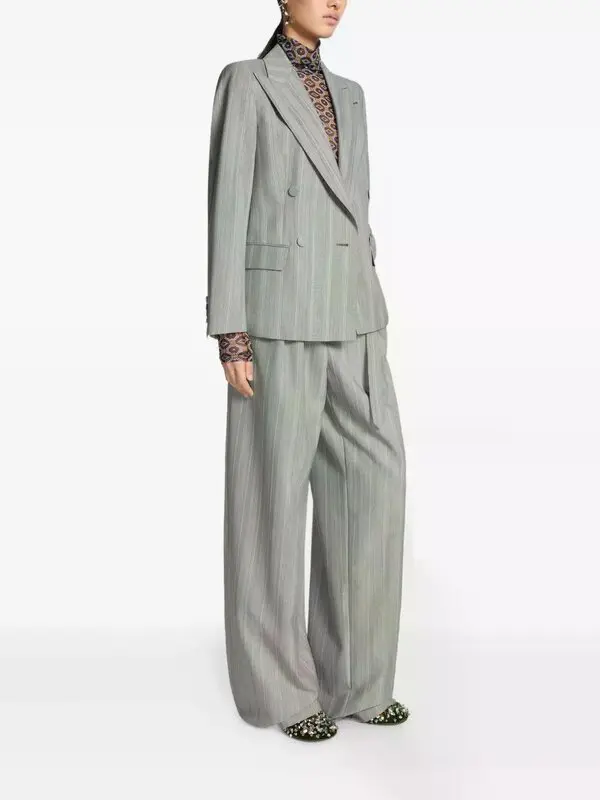 Dries Van Noten Pinstripe Double-breasted Blazer