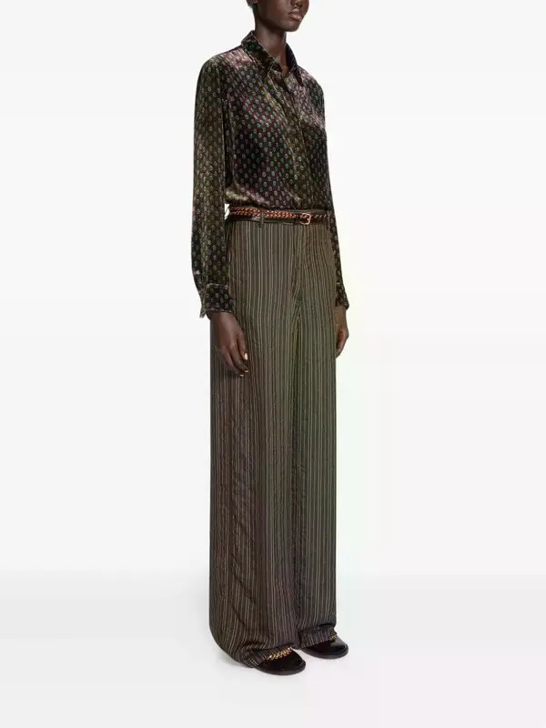 Dries Van Noten Striped Trousers
