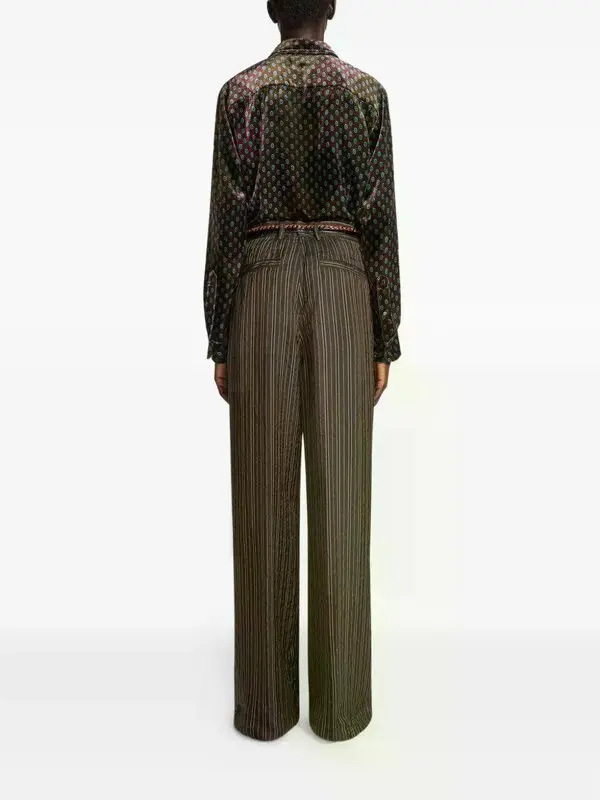Dries Van Noten Striped Trousers