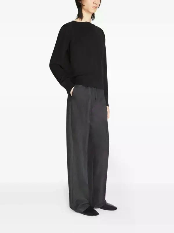 Dries Van Noten Wool Straight-leg Trousers