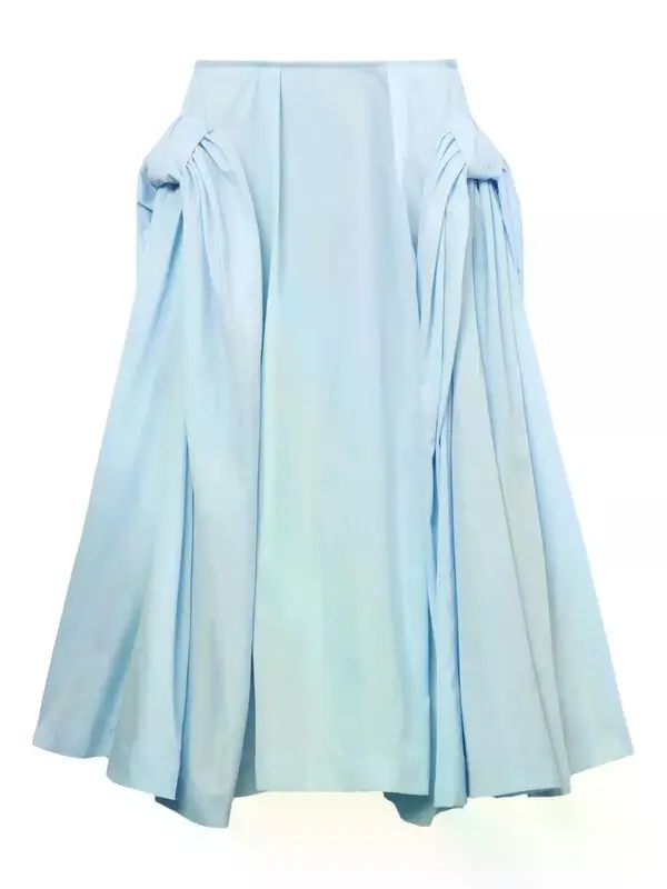 Simone Rocha Panelled Pleated Midi Skirt