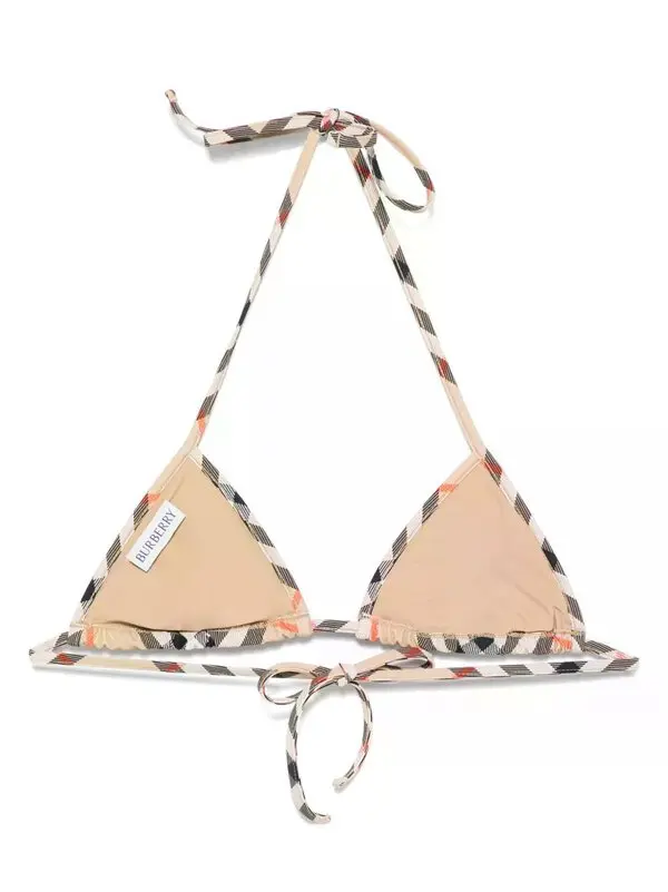 Burberry Check Bikini Top