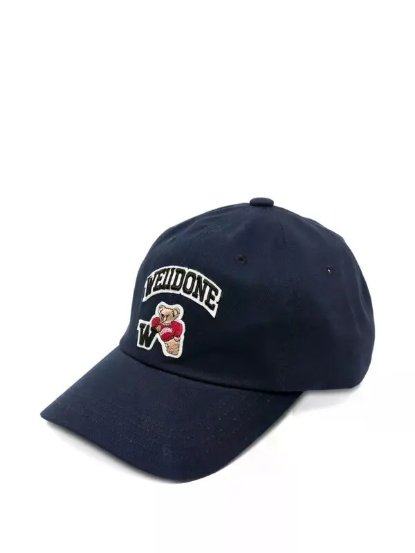 We11Done Logo-embroidered Cap - Blue