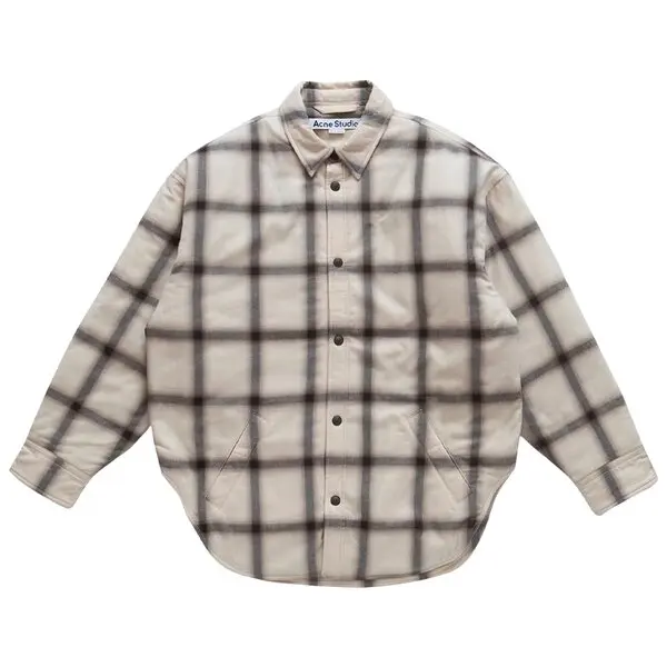Acne Studios Flannel Button-up Shirt