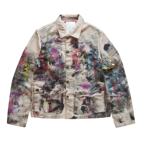 Acne Studios Painter Trompe L'oeil Denim Jacket