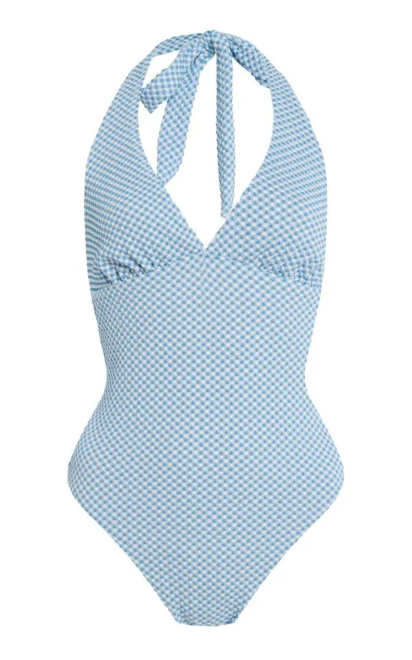 ELCE Ira Halter One-piece Swimsuit - Print