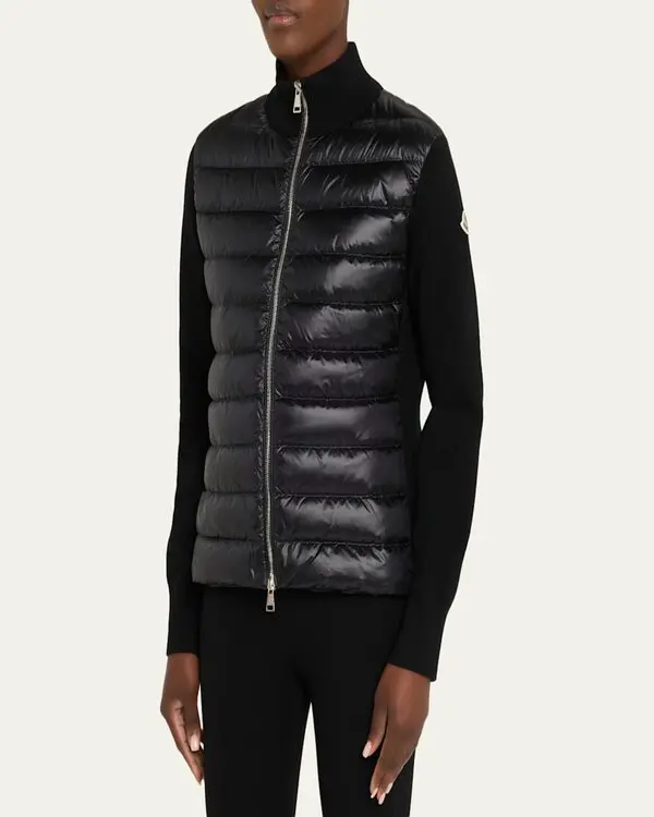 Moncler Quilted Combo Cardigan - Ltbeig