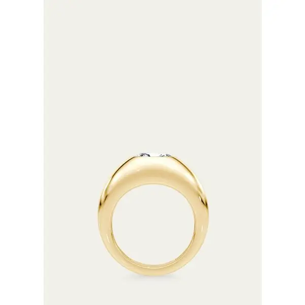 VRAI X Petra & Meehan Petite Oval Dome Band