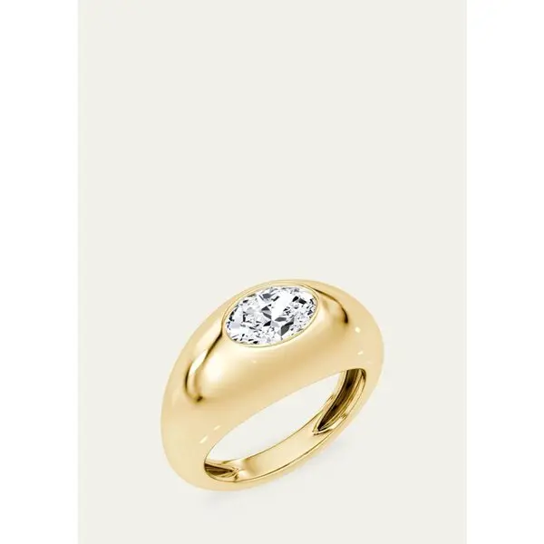 VRAI X Petra & Meehan Petite Oval Dome Band
