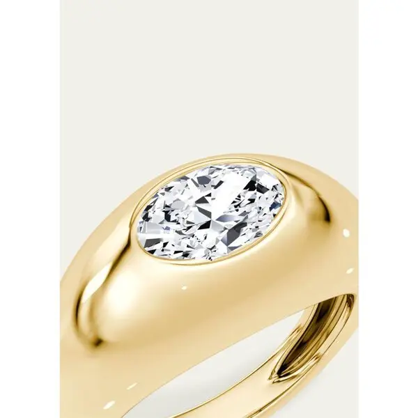 VRAI X Petra & Meehan Petite Oval Dome Band