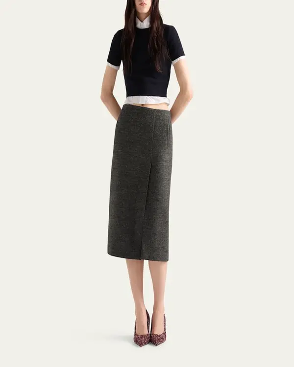 Prada Cashmere Crop Sweater