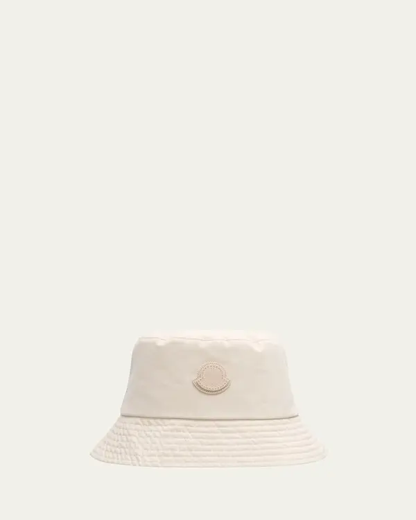 Moncler Reversible Bucket Hat - Natural