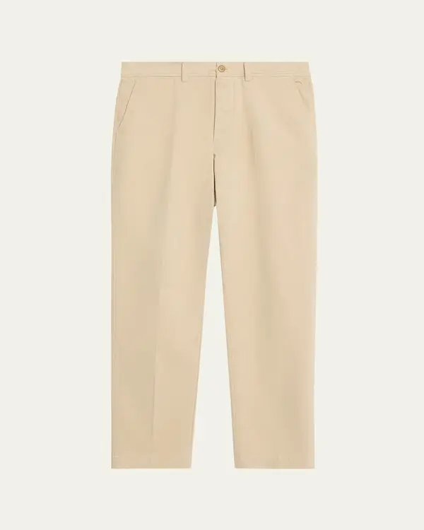 Officine Générale Cotton Twill Five-pocket Straight Fit Pants