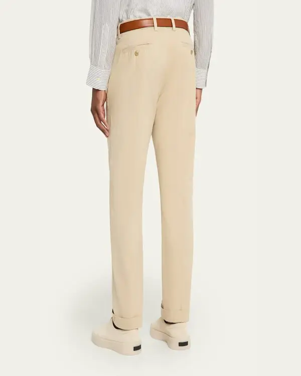 Officine Générale Cotton Twill Five-pocket Straight Fit Pants