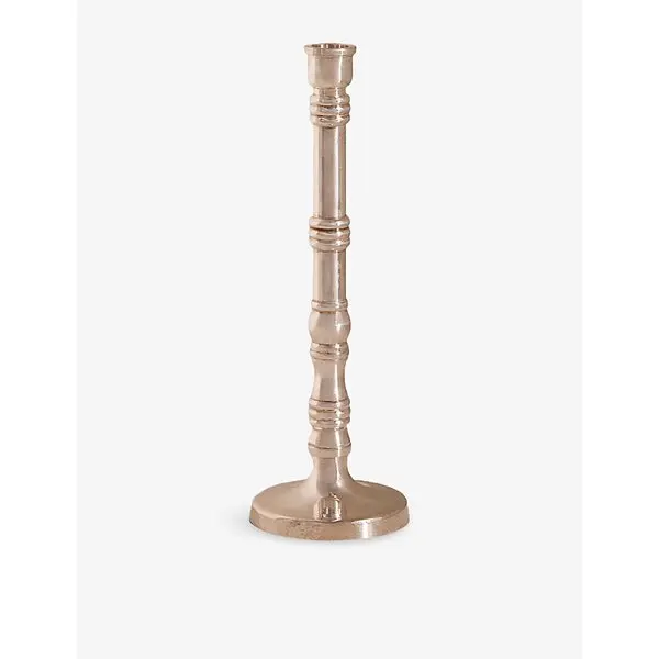 SOHO HOME Stiden Medium -plated Brass Candleholder - Silver