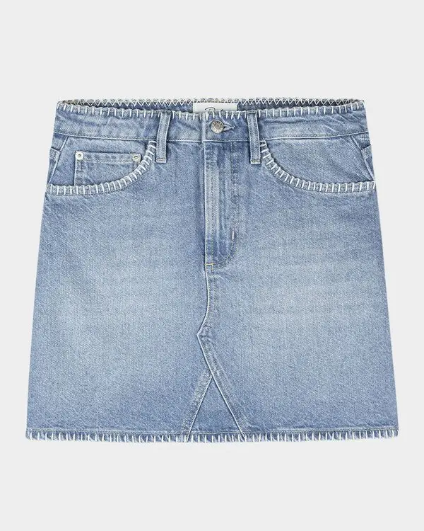 Rails Laurel Denim Mini Skirt - Harbor