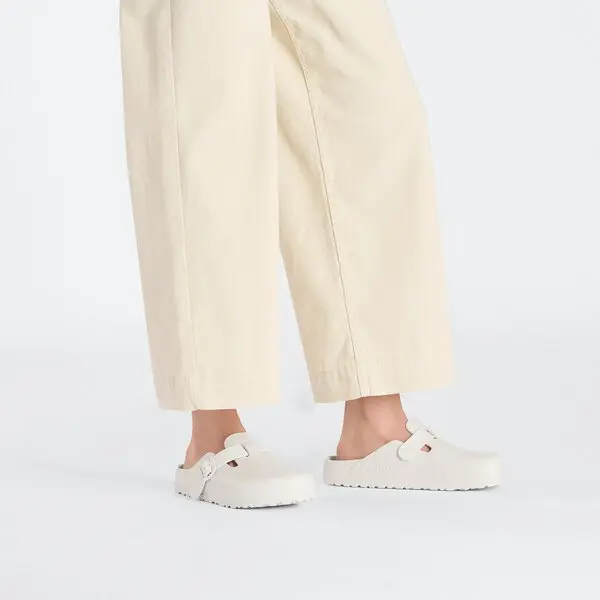 BIRKENSTOCK Boston Eva Clogs - Eggshell