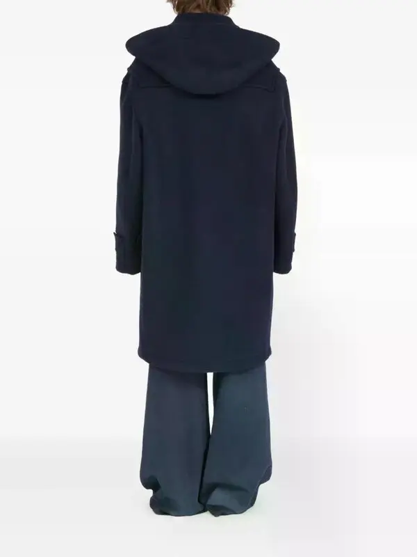 MAISON MARGIELA Wool Duffle Coat - Blue