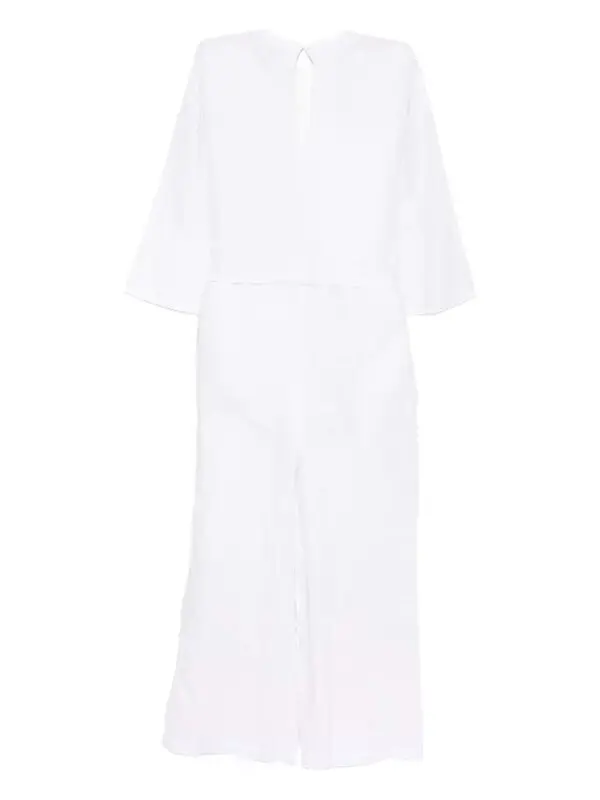 JAMES PERSE Belted Linen Jumpsuit