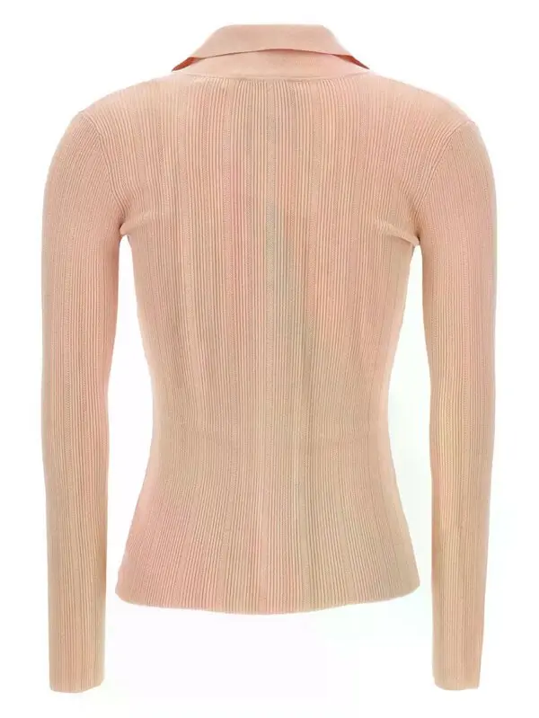 Elisabetta Franchi Ribbed Polo-neck Sweater