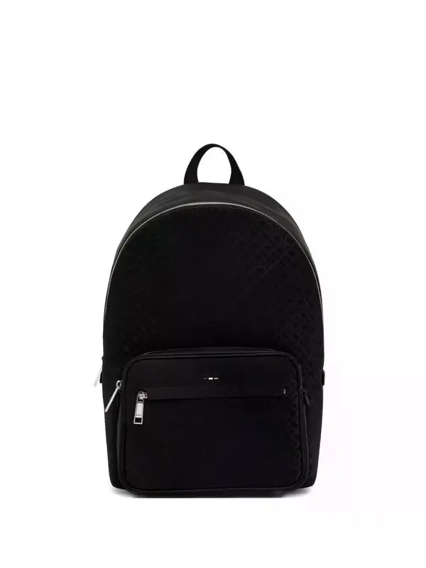 BOSS Emed-pattern Backpack - Black