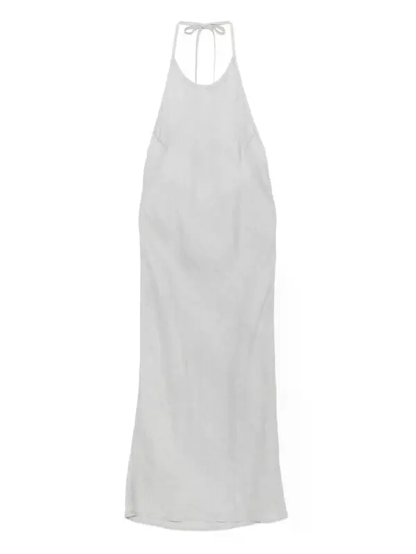 JAMES PERSE Halter Linen Dress - Grey