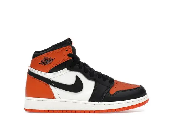 JORDAN 1 Retro High Og Shattered Backboard 2025 Gs - Black/sail