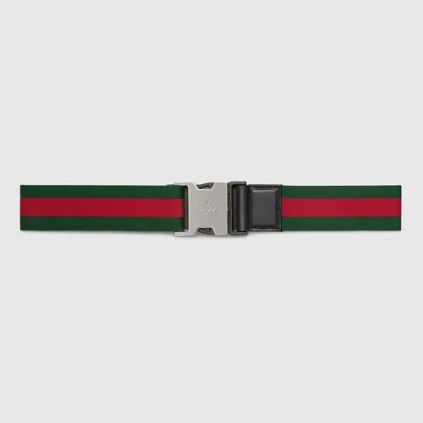 Gucci Luggage Elastic Web Band - Black