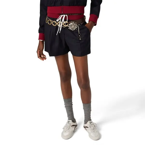 Miu Miu Pinstriped Shorts