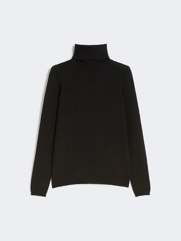 Max Mara Wool Knit Turtleneck Jumper - Black
