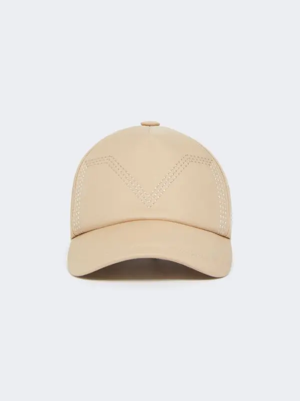 Max Mara Gabardine Baseball Cap - Sand