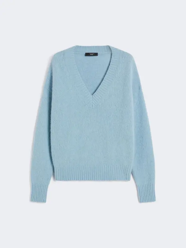 Max Mara V-neck Jumper - Light Blue