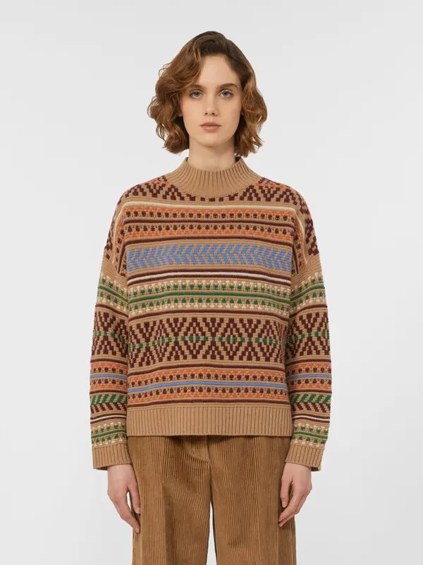 Max Mara Wool Jacquard Jumper