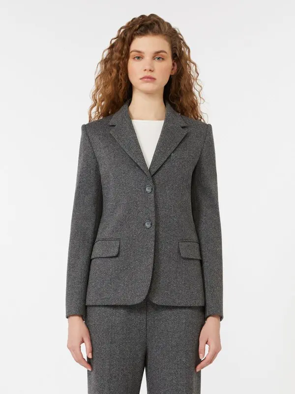 Max Mara Yarn-dyed Jersey Blazer