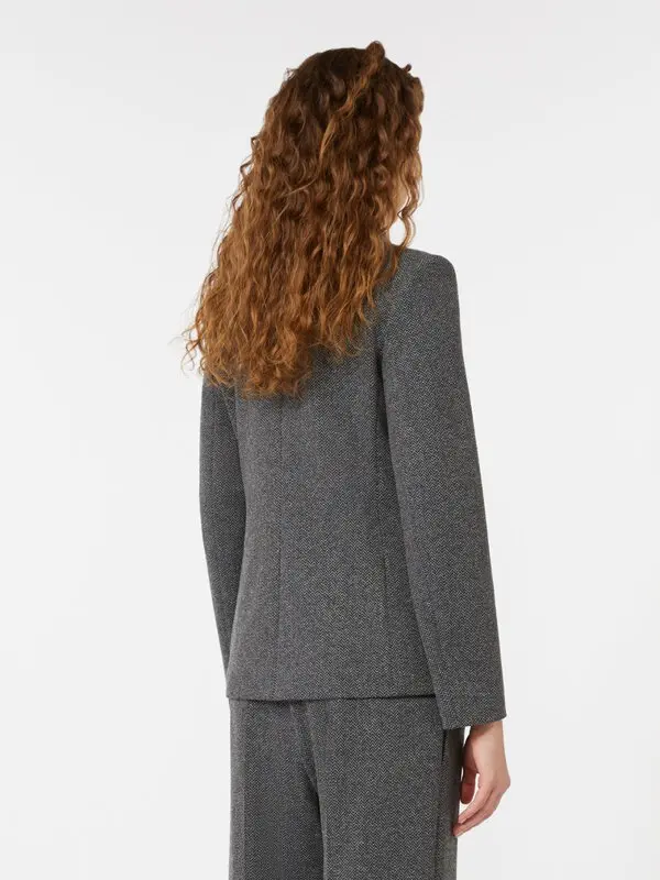 Max Mara Yarn-dyed Jersey Blazer