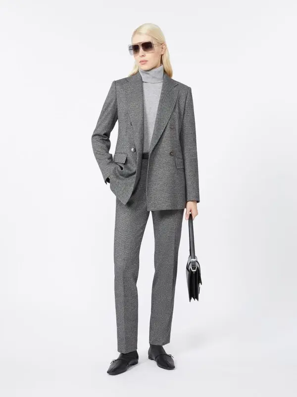 Max Mara Double-breasted Jersey Blazer