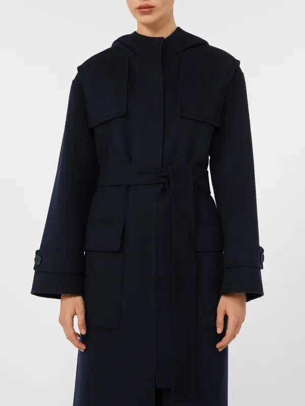 Max Mara Double-sided Wool Parka