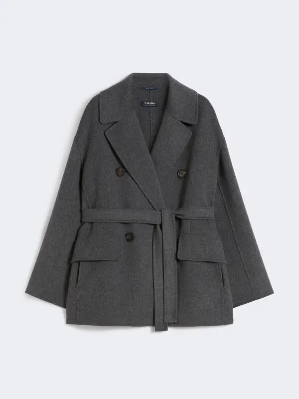 Max Mara Wool Drap Double-breasted Jacket