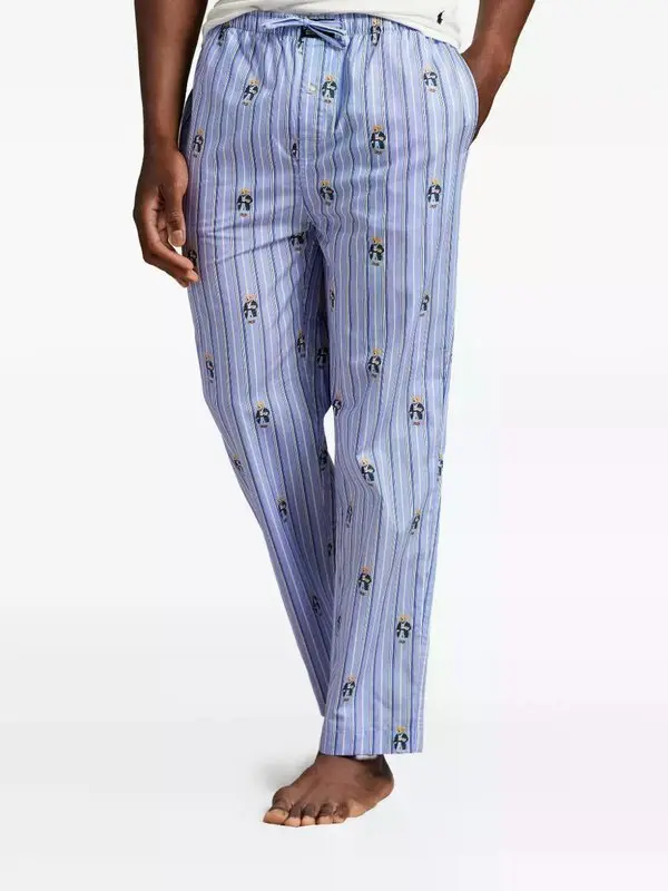 Polo Ralph Lauren Striped Embroidered Cotton Pyjamas
