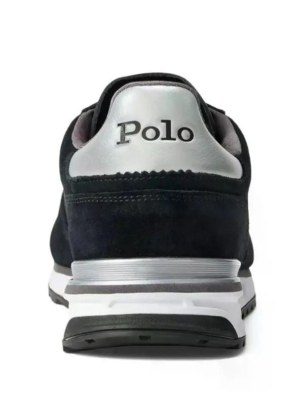 Polo Ralph Lauren Suede Panelled Sneakers - Black