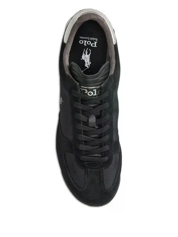 Polo Ralph Lauren Suede Panelled Sneakers - Black