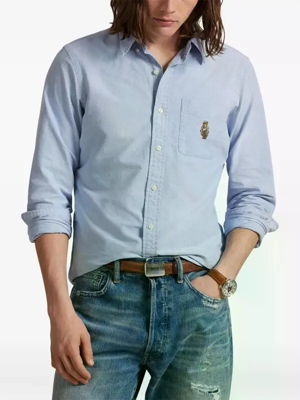 Polo Ralph Lauren Cotton Long-sleeve Shirt - Blue