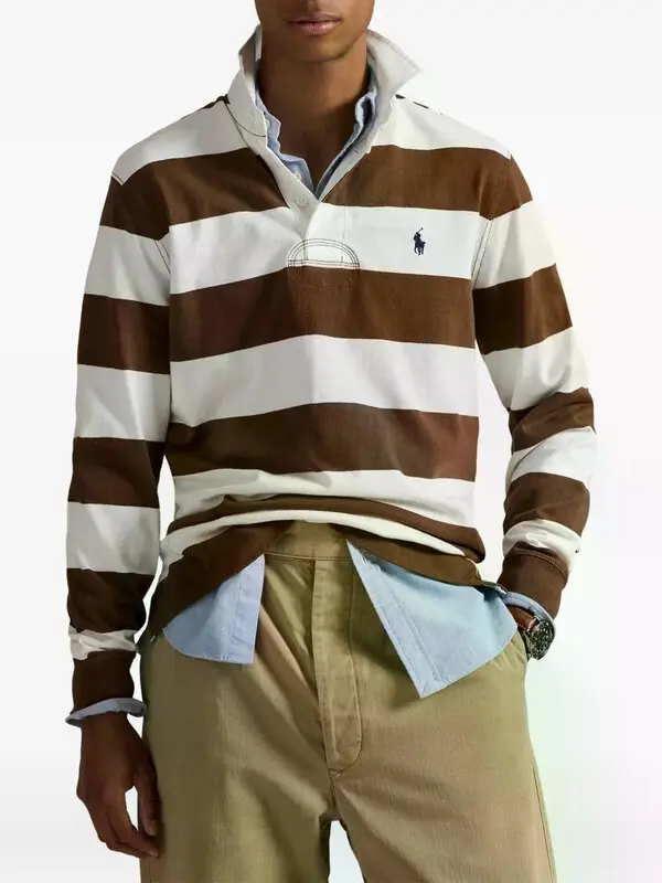 Polo Ralph Lauren Striped Long-sleeve Polo Shirt
