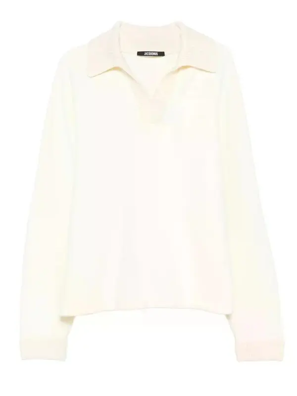 Jacquemus Polo-neck Ribbed Sweater