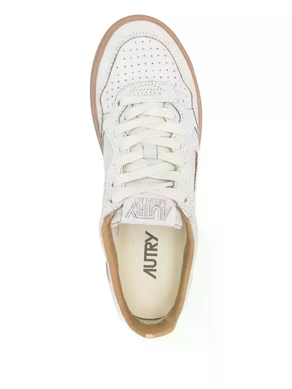 AUTRY Perforated Suede Low-top Sneakers