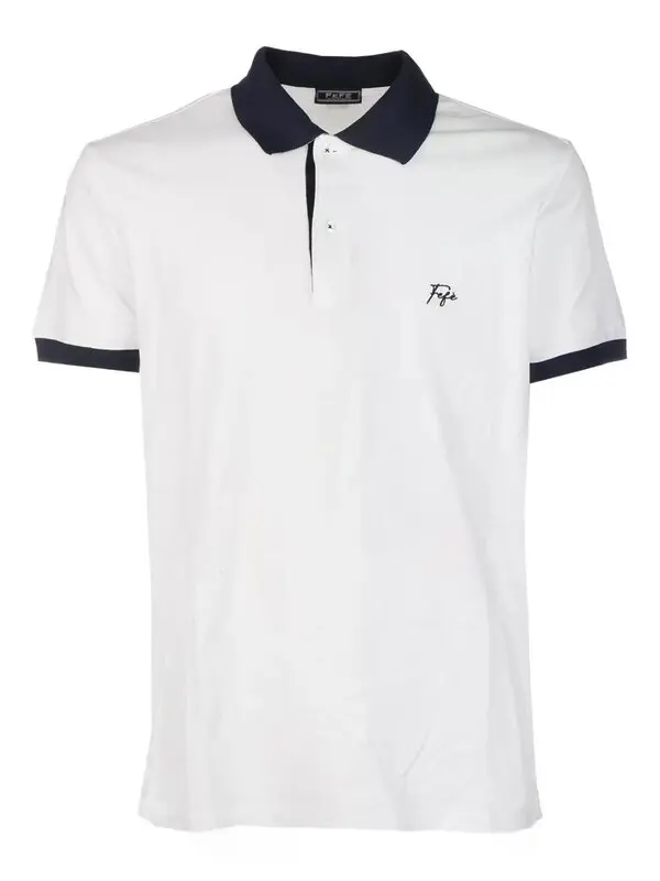 FEFÈ Contrast-collar Polo Shirt